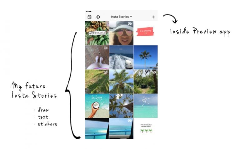 How to Plan Insta Stories using Preview App & Brand Them