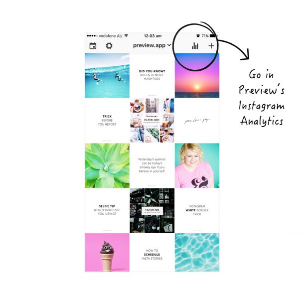 Instagram Hashtag Tracking using Preview app (Hashtags Analytics)