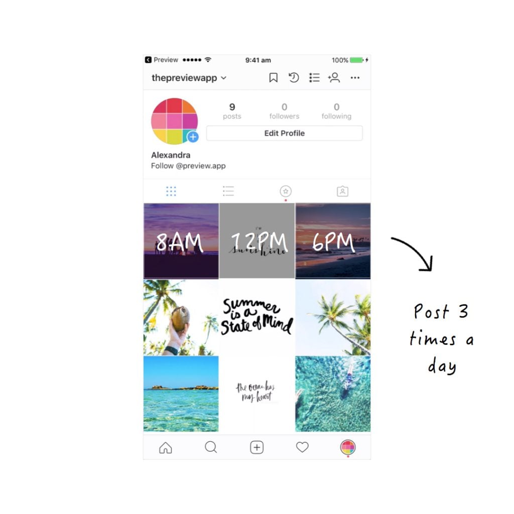 How to Make an Instagram Theme with the White Line in the Middle?