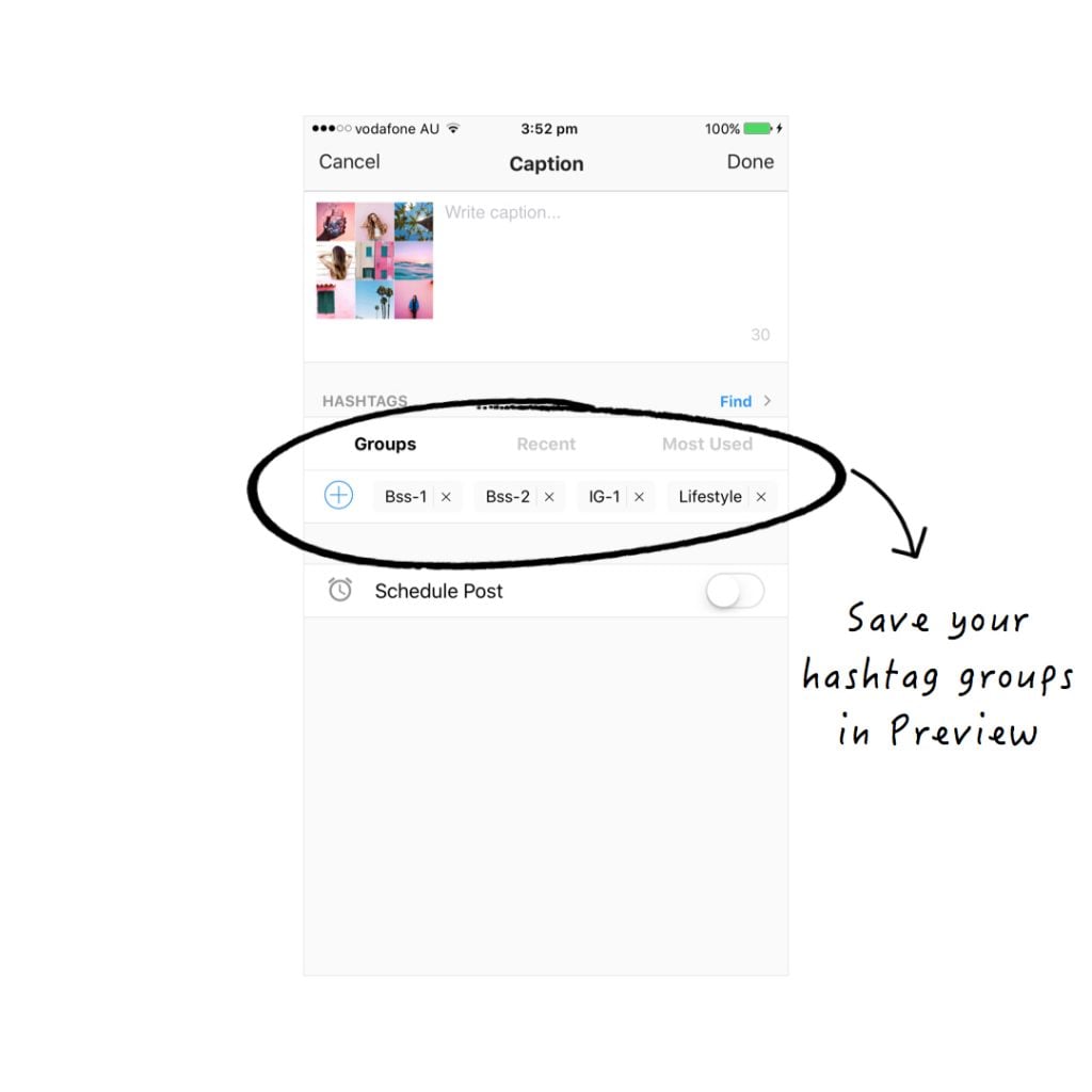 How I Schedule my Instagram Feed 1 Month in Advance (using Preview App)