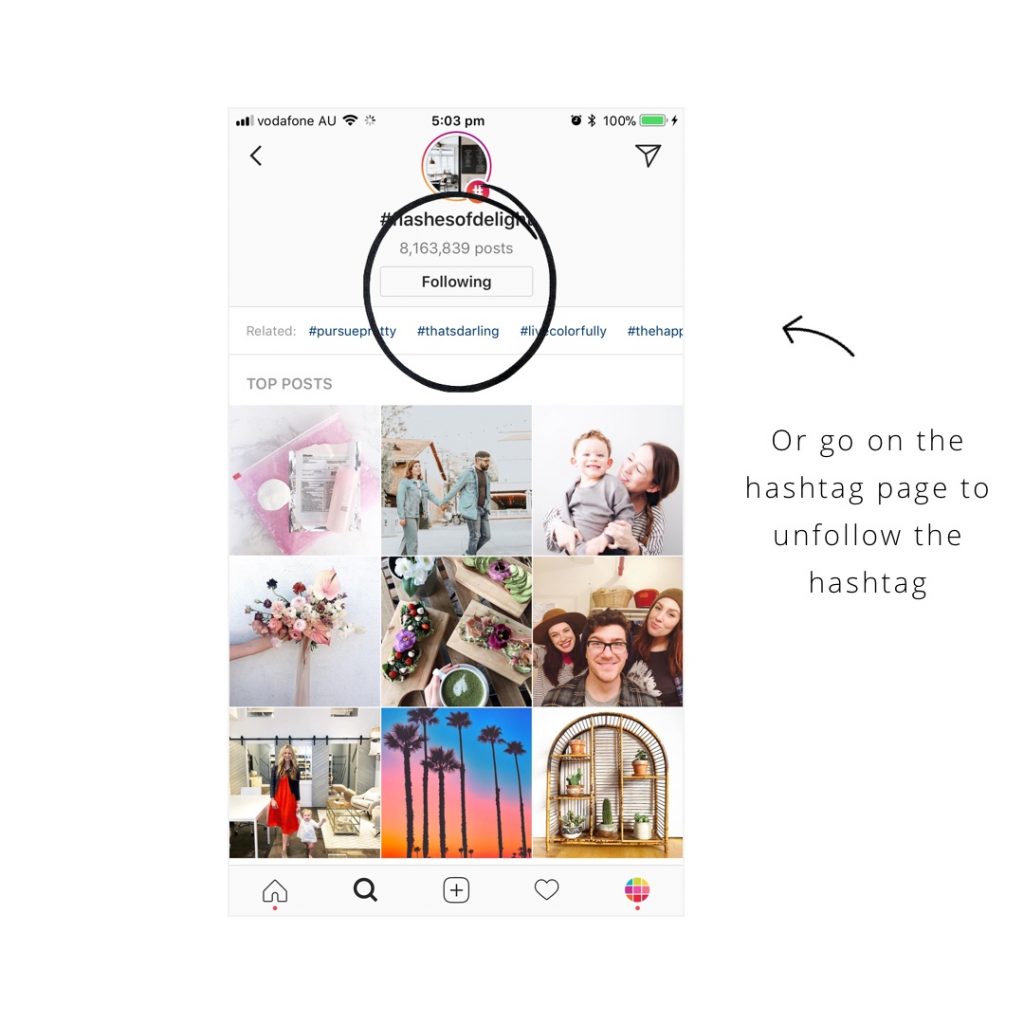 What happens after you follow an Instagram hashtag? - Preview App
