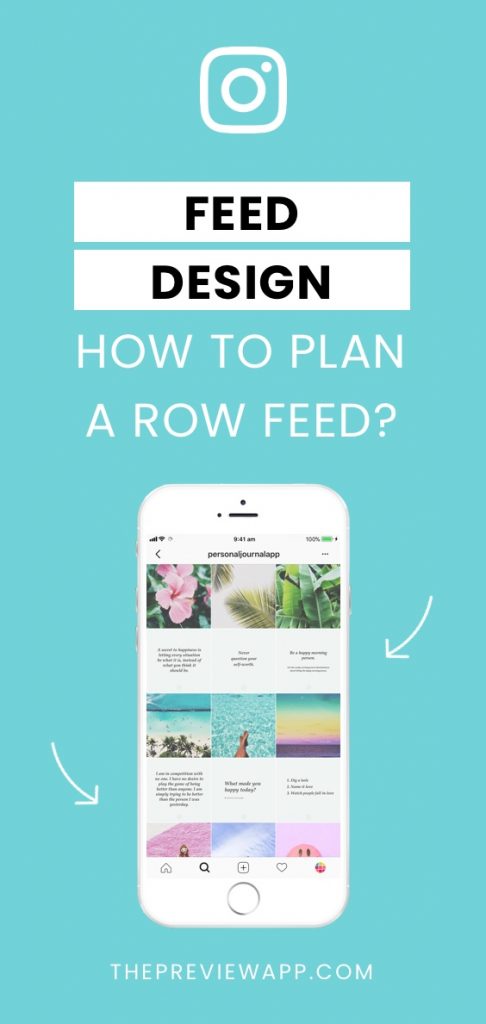 How to Make a Row by Row Instagram Feed Layout? (using Preview App ...