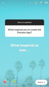 How to use the Question Feature in Insta Story? (tutorial + tricks + ideas) - Preview App