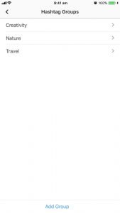 Instagram HASHTAG GROUP MANAGER in Preview App: How to use it?