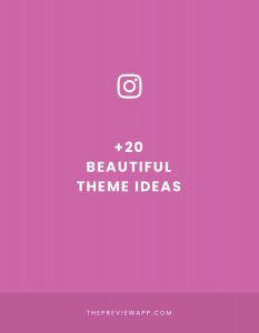 21 Instagram Theme Ideas using Preview App (+ Editing Tips)