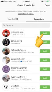 Insta Story “Close Friends” Feature: How to Use it + Fun ideas!