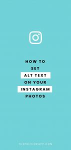 ALT text on Instagram Photos: How to use it Like a Professional ...