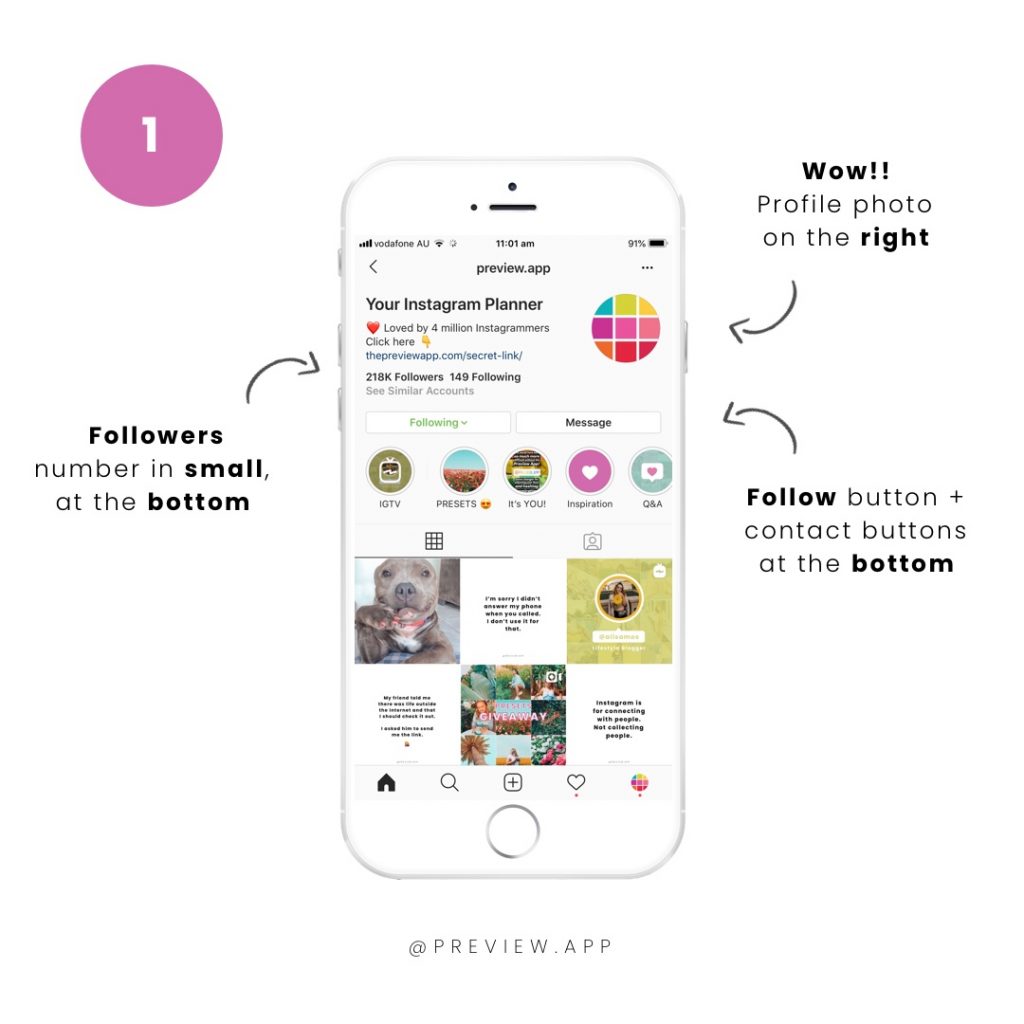 #SNEAKPEEK: Instagram 5 NEW Instagram Bio Designs