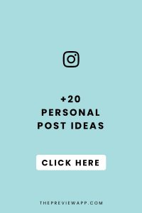 PERSONAL Instagram Post ideas (UNIQUE, FUN & FABULOUS)
