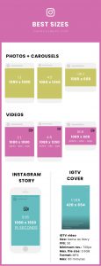 Official Instagram Sizes 2020 (Photos, Videos, Carousels, Story, IGTV)