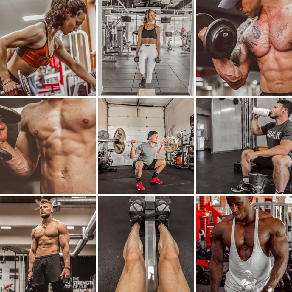Best Gym + Fitness Presets for Instagram (ONE-CLICK)