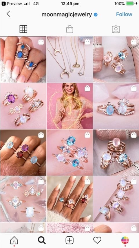 22 Stunning Instagram Feed ideas for Jewelry Business