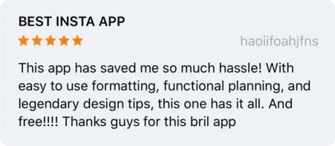 ULTIMATE Instagram Feed Planner App + Presets + Schedule + Analytics