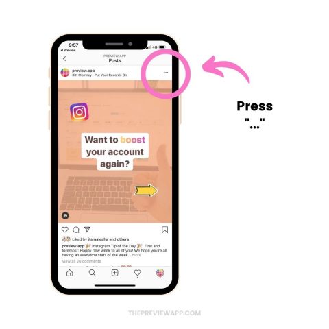How to Show Posted Instagram Reels and IGTVs in Preview Feed?