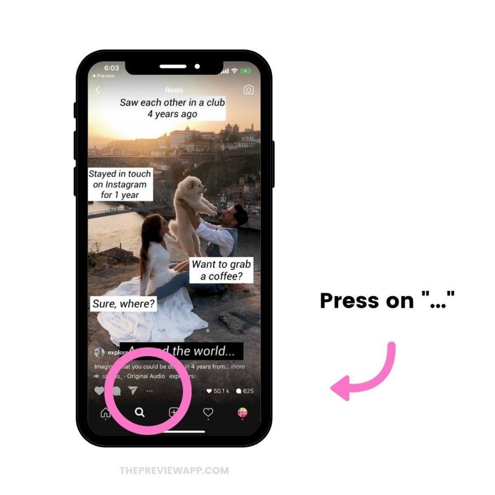 How to Repost Instagram Reels using Preview App