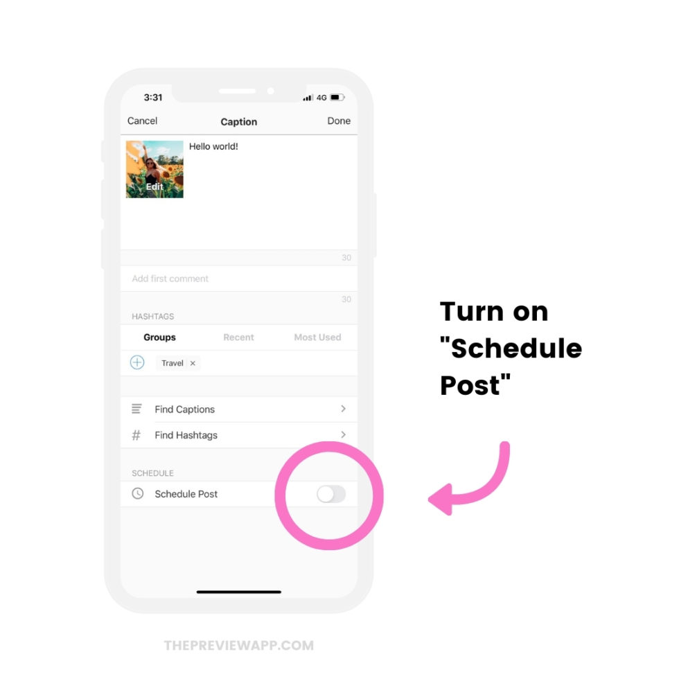 How to Schedule First Comment on Instagram with Preview