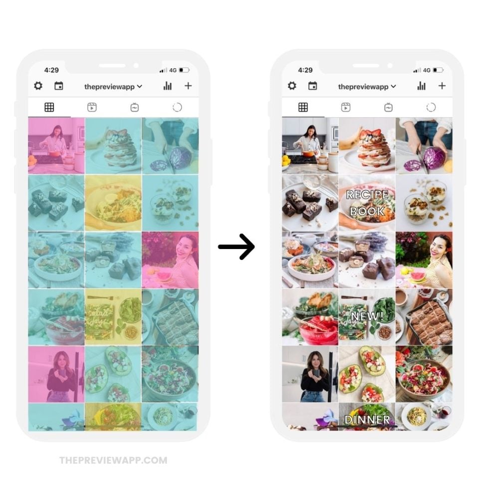 6 Instagram Feed Templates (ideas + strategy tips)