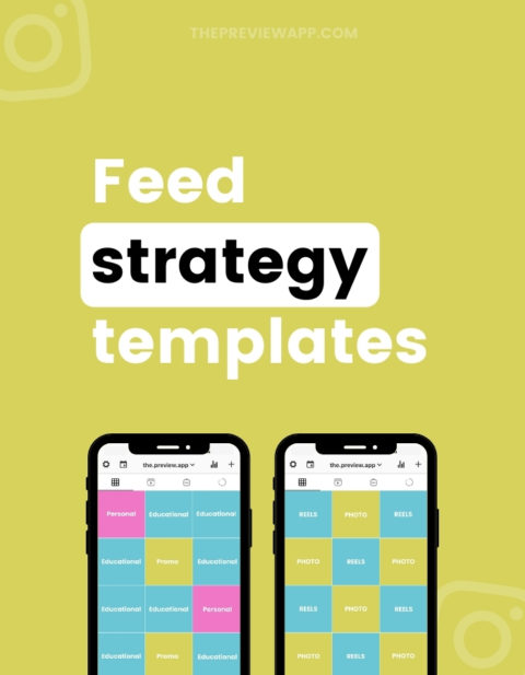 6 Instagram Feed Templates (ideas + strategy tips)