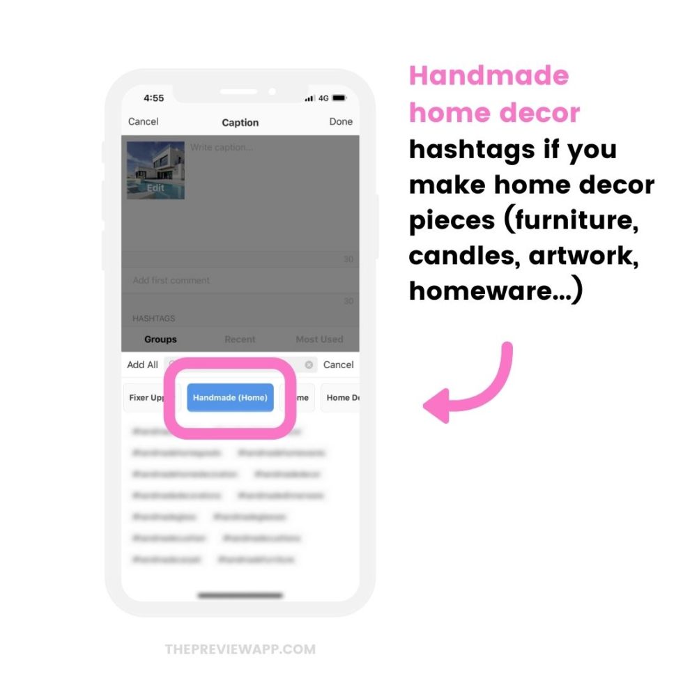 +100 Home Decor Instagram Hashtags to Grow your Account