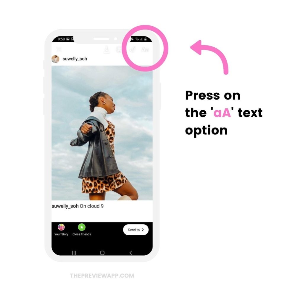 Add Background Photo when Sharing a Post to your Instagram Stories