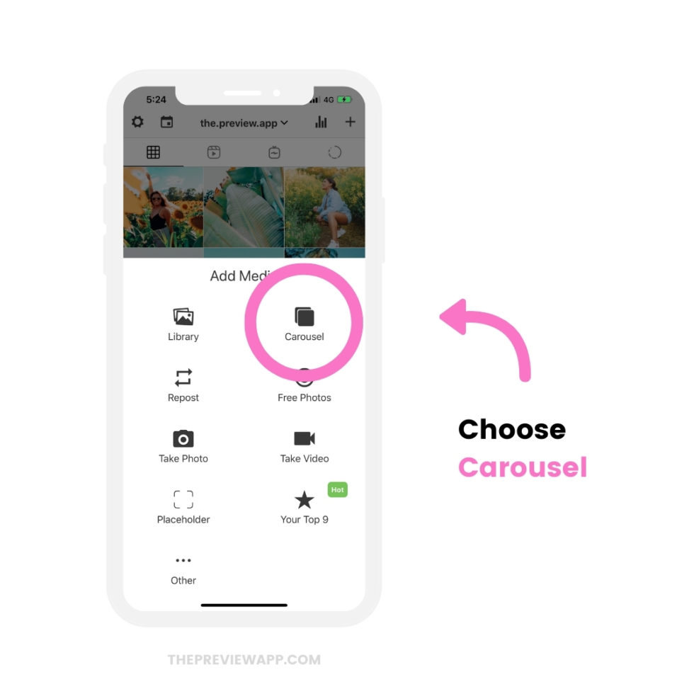 How to schedule Instagram Carousel Posts with Preview
