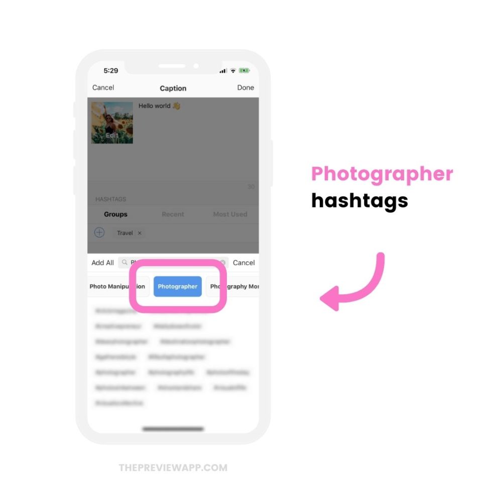 +100 Instagram Photography Hashtags to Grow + Get Featured