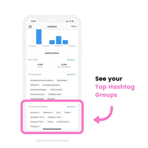 The Easiest Way to Save Hashtag Groups for Instagram - Preview App
