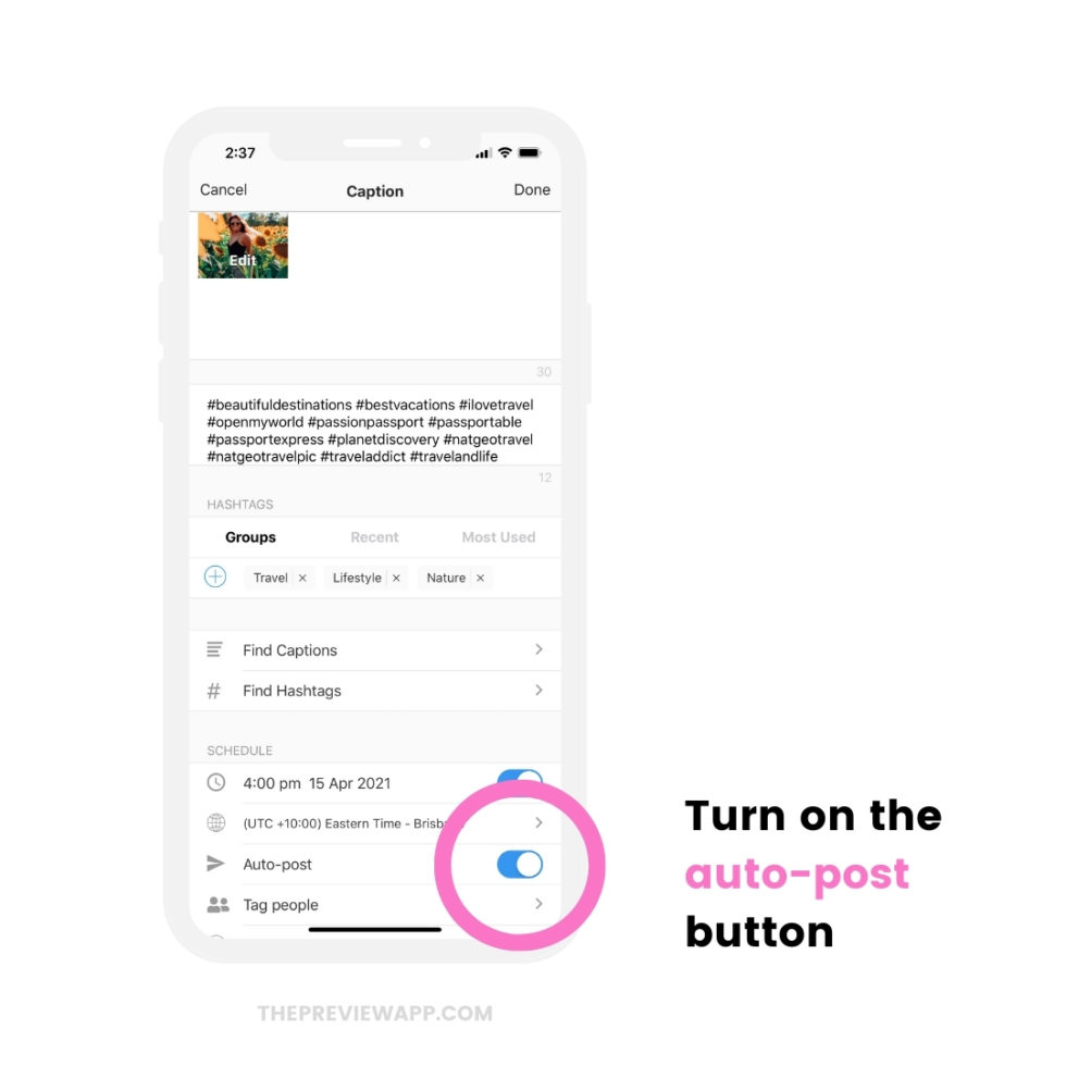 The Easiest Way to Save Hashtag Groups for Instagram - Preview App