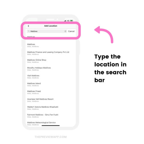 How to Create your Own Custom Location on Instagram (4 steps)