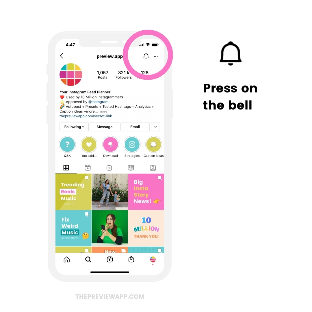How To Turn ON Post Notifications On Instagram and OFF 