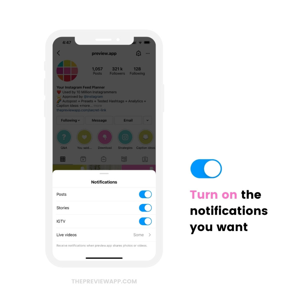 How to Turn ON Post Notifications on Instagram? (and OFF)