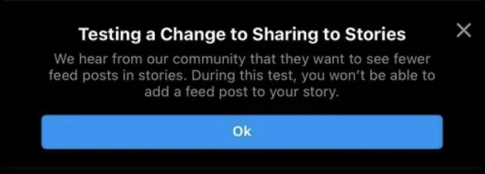 Can't Reshare a Post to Instagram Story? Try this (September 2021)