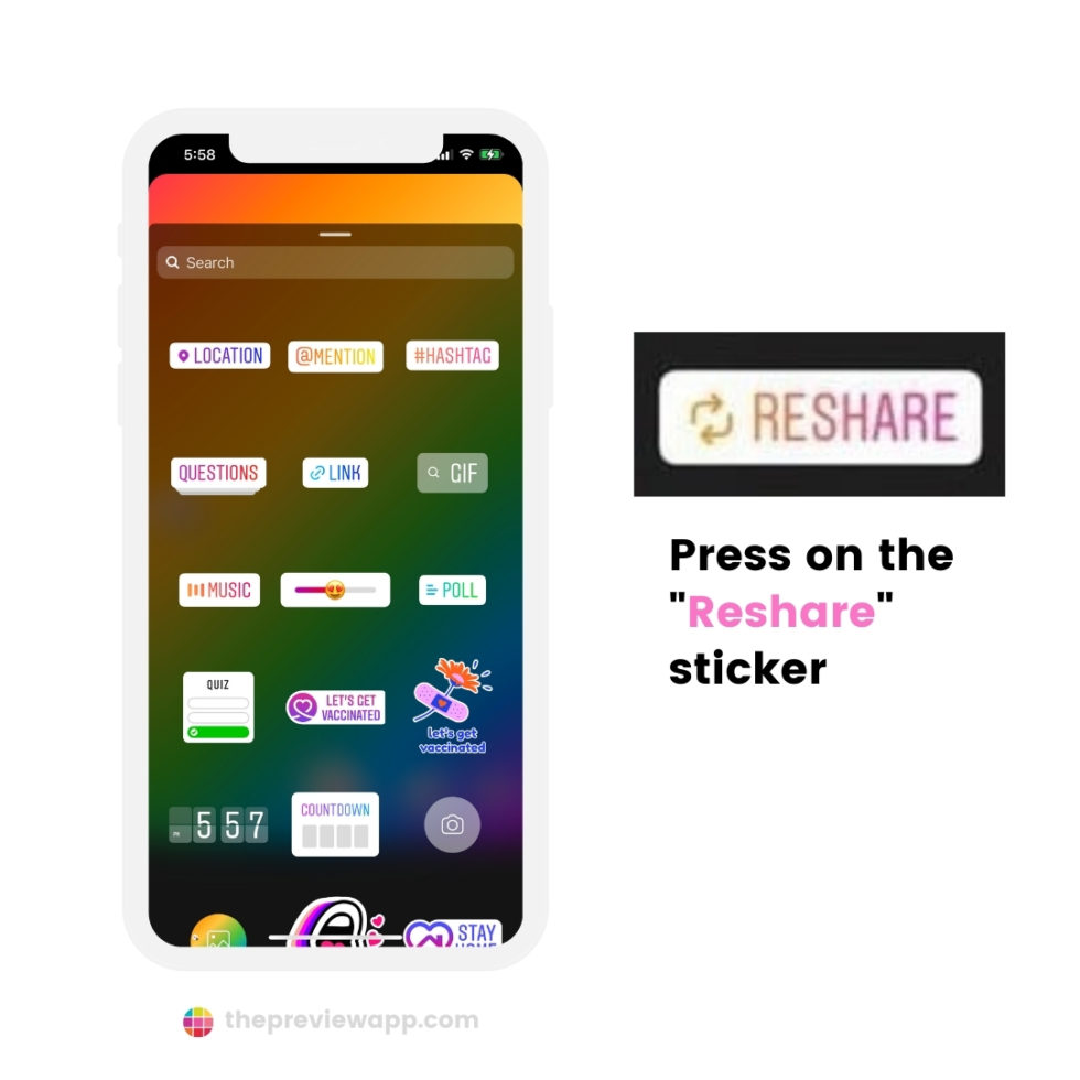 Can't Reshare a Post to Instagram Story? Try this (September 2021)