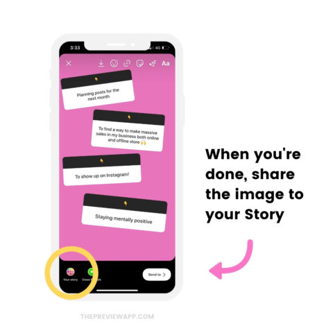 How to Share Multiple Responses in the same Instagram Story?