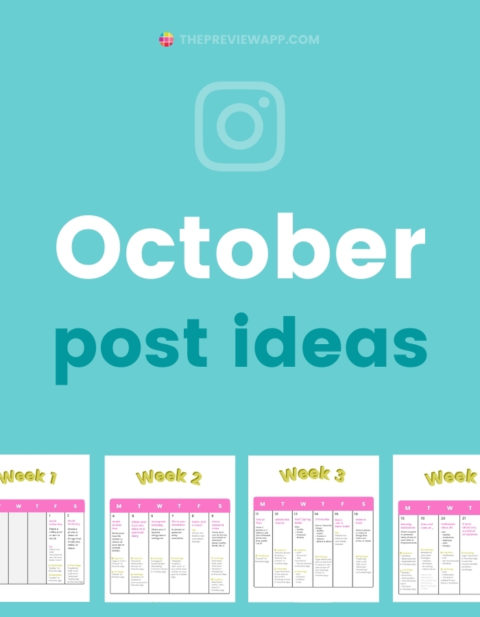 +30 October Instagram Post Ideas (with Hashtags & Caption ideas)