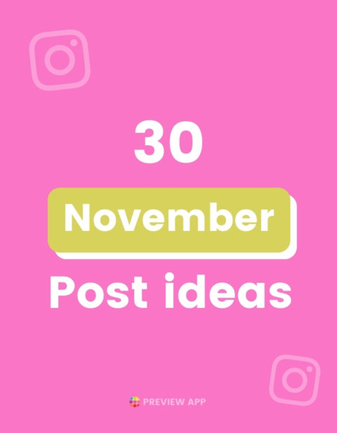 30+ Unique November Instagram Post Ideas (with Caption + Hashtags)