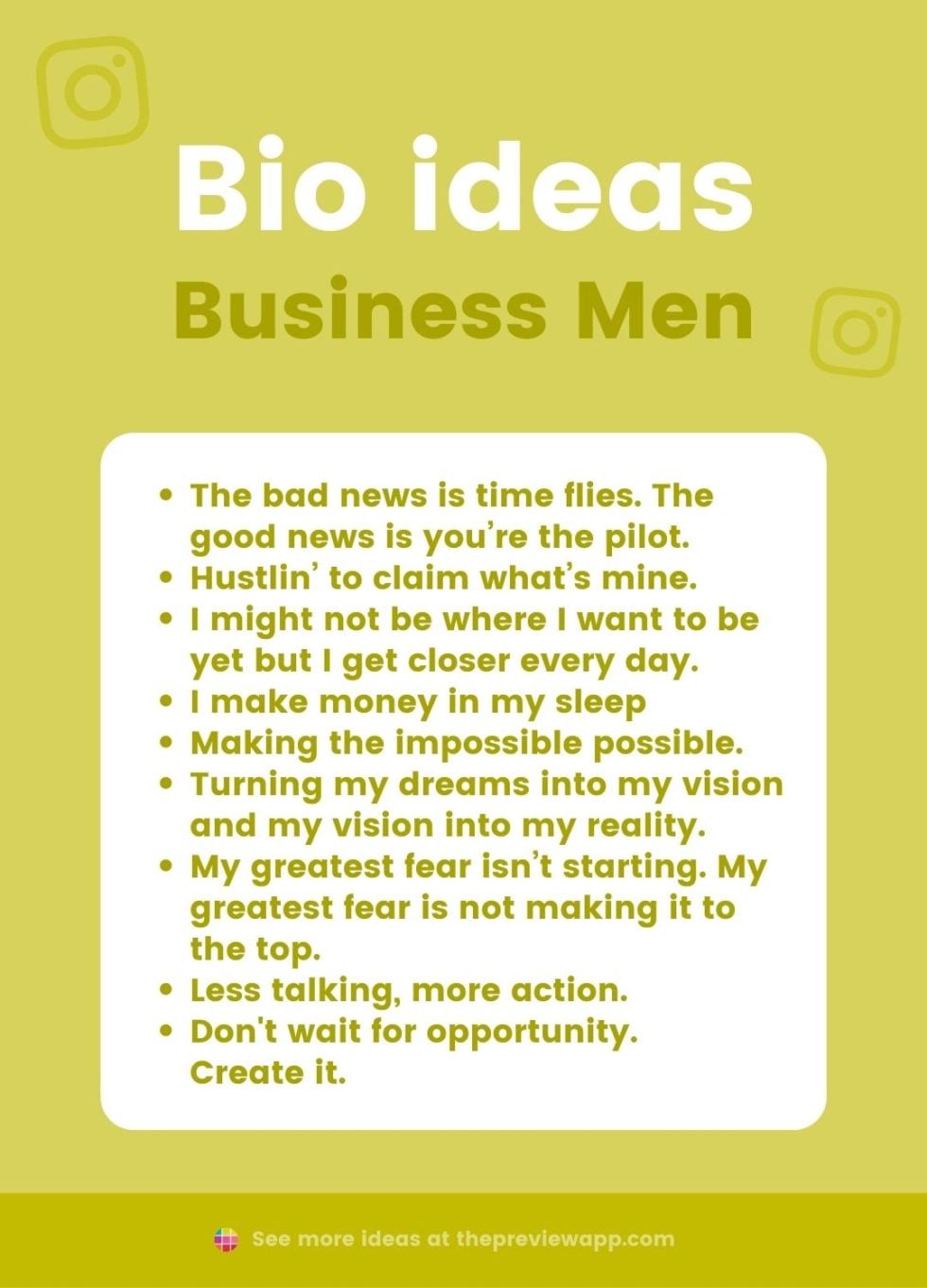 150+ UNIQUE Instagram Bio Ideas, Examples & Templates