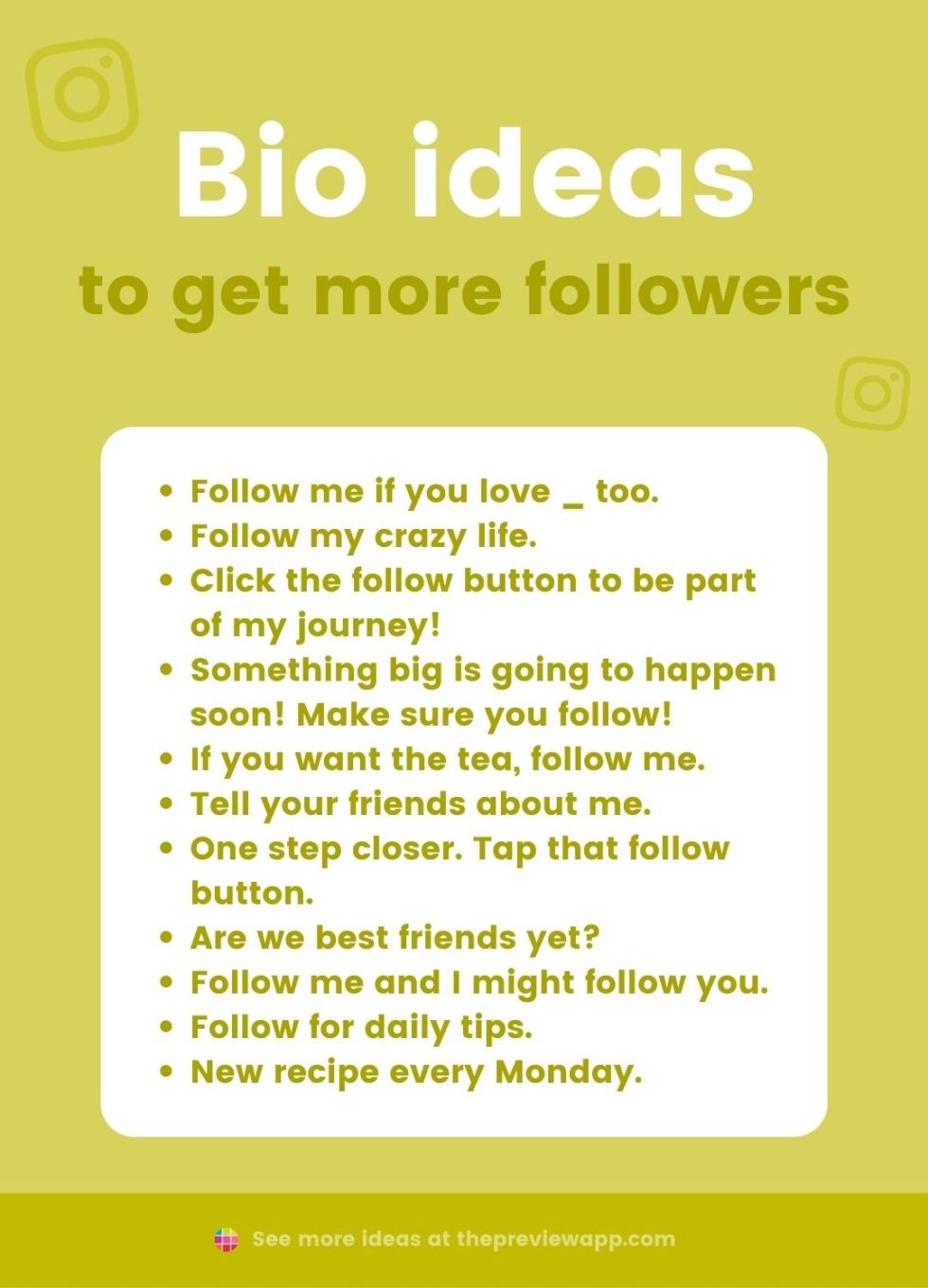 150+ UNIQUE Instagram Bio Ideas, Examples & Templates