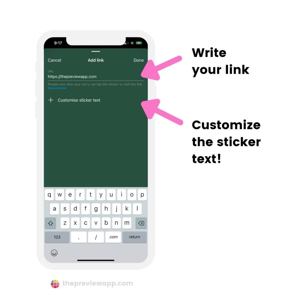 How to Change the Link Sticker Text in your Instagram Story (+ ideas)