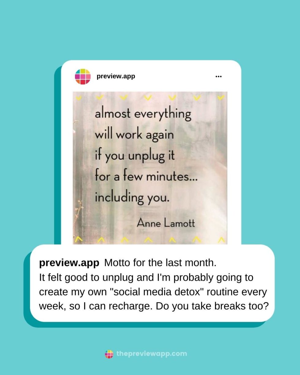 8 Favorite Captions & Post ideas after taking an Instagram break