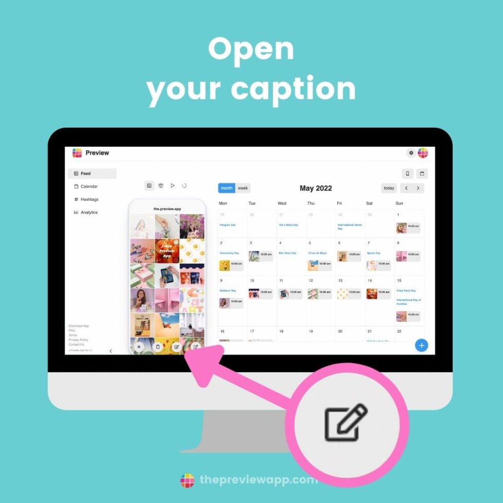 Auto-Post Instagram Carousels with Preview App (Phone + Desktop)