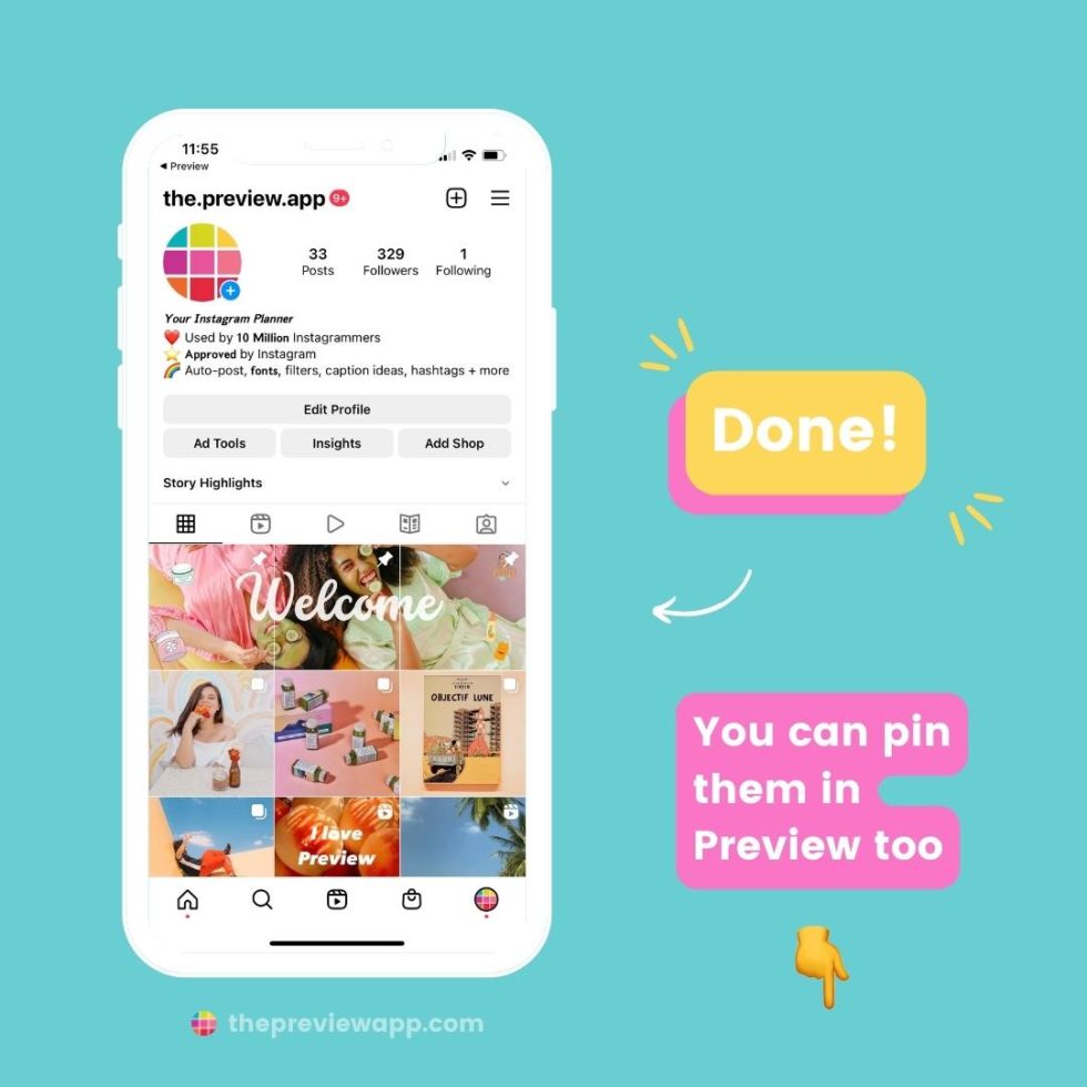 How to Create Seamless Panorama with Instagram Pinned Posts (+ ideas)