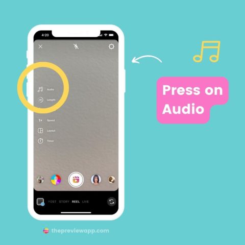 How to upload your own audio for your Instagram Reels video?