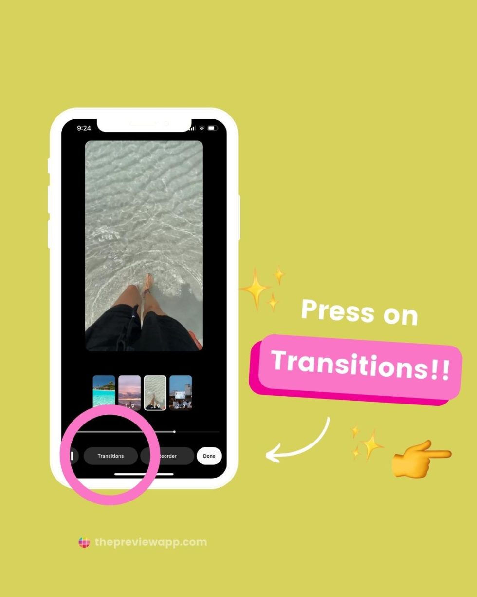 How to use the Instagram Reels Transition Feature (New!)