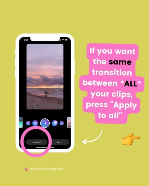 How to use the Instagram Reels Transition Feature (New!)