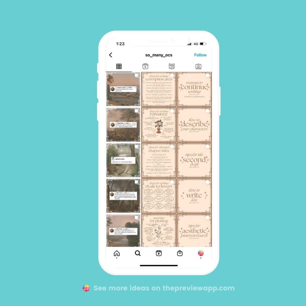 15 Creative Instagram Feed & Post ideas for Writers, Authors & Poets
