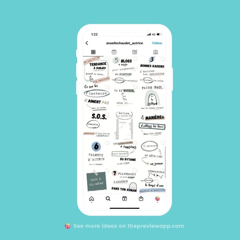 15 Creative Instagram Feed & Post ideas for Writers, Authors & Poets