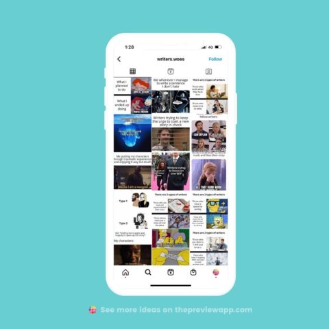 15 Creative Instagram Feed & Post ideas for Writers, Authors & Poets