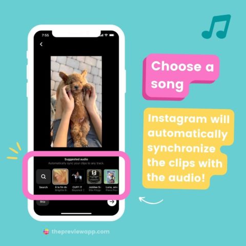 3 Ways to Synchronize Instagram Reels Audio and your Clips