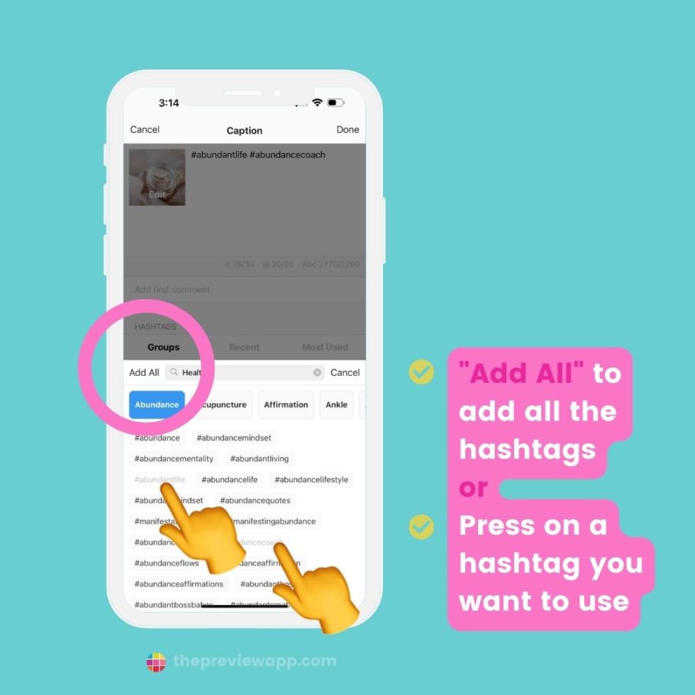 The Best +100 Instagram Hashtags for Health and Wellness